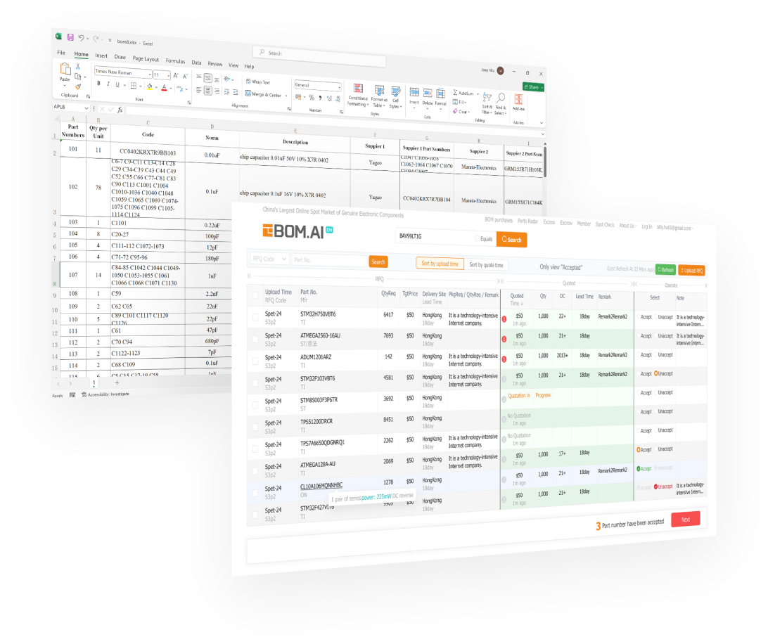 BomAI Global - China's Largest Online Spot Market of Genuine Electronic Components